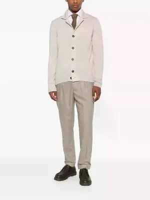 Eleventy Shawl Collar Wool Cardigan