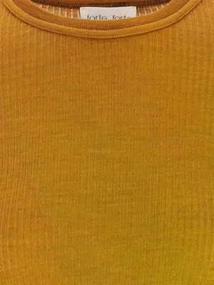 FORTE_FORTE Ribbed-knit Long-sleeve Sweater