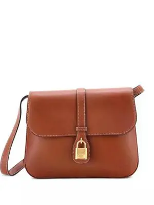 Celine Tabou Bag Smooth Calfskin Medium Crossbody Bag - Brown