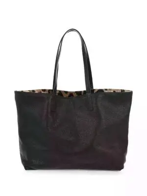 Etro Reversible Pebbled Leather Tote Bag