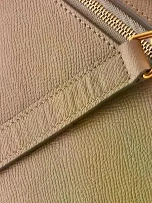 Celine Belt Bag Textured Leather Micro Satchel