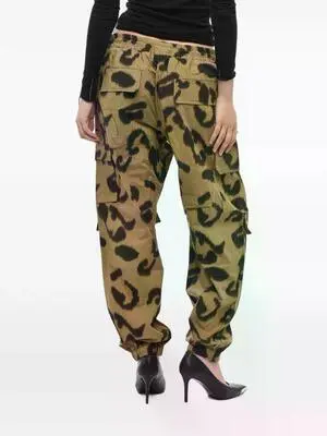 Stella McCartney Taylor Animal Print Cargo Pants