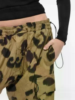 Stella McCartney Taylor Animal Print Cargo Pants
