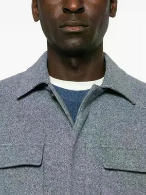 Eleventy Button-fastening Flap-pocket Shirt Jacket
