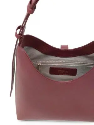 Furla Grained Leather Turn-lock Tote Bag