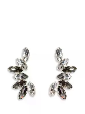 Erdem Crystal-embellished Marquise-cut Earrings