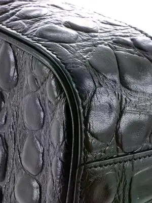 Saint Laurent Le 5 À 7 Croc Effect Leather Small Hobo Bag