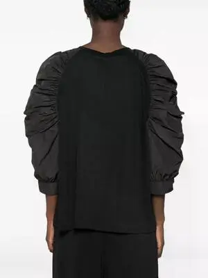 Marina Rinaldi Ruched Sleeve T-shirt