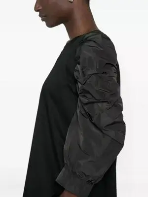 Marina Rinaldi Ruched Sleeve T-shirt