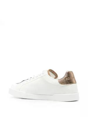 Dolce & Gabbana Crystal Embellished Dg Logo Sneakers