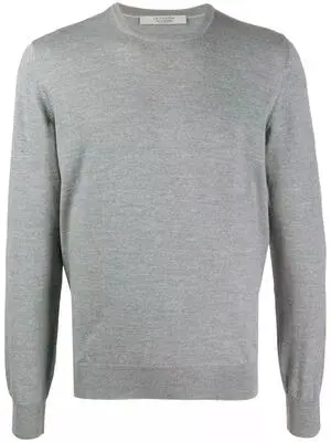 D4.0 Virgin Wool Crew-neck Jumper - Grey