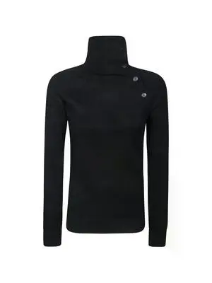 DONDUP Button-detailed Sweater - Black