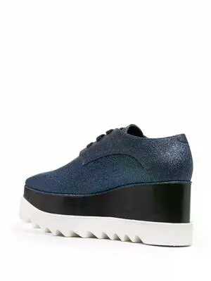 Stella McCartney Elyse Metallic Platform Shoes