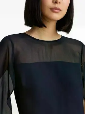 Ralph Lauren Cape-overlay Mini Dress