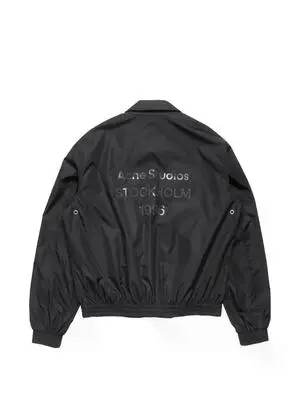 Acne Studios Logo-print Zip-up Jacket
