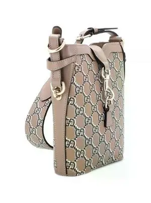 Gucci Bucket Gg Shadow Leather Mini Shoulder Bag