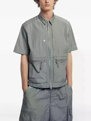 SPOONYARD Zip-up Pocket Shirt