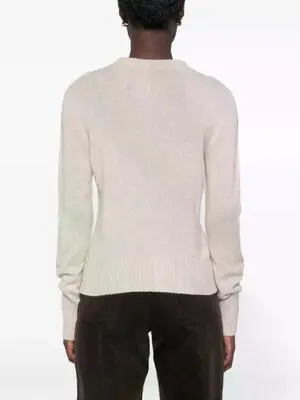 ARAGONA Ribbed-trim Crew Neck Sweater