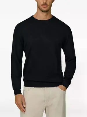 Boggi Milano Extra Fine Merino Wool Crew Neck Sweater