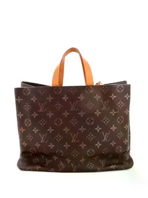 LOUIS VUITTON Shopper Monogram Leather Mm Tote Bag - Brown
