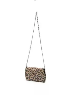 Stella McCartney Falabella Leopard Print Shoulder Bag