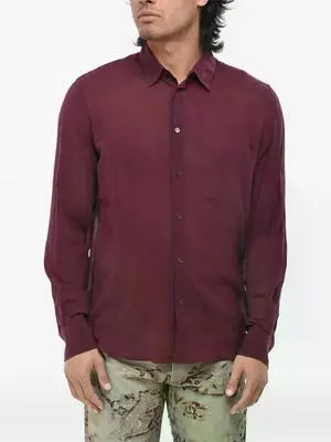 Off-White Embroidered Long-sleeve Shirt