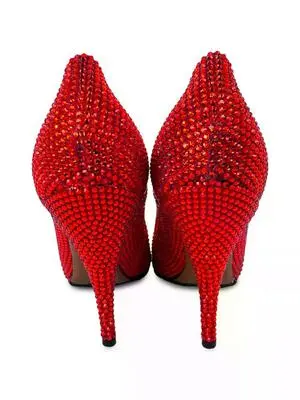FERRAGAMO 1960 Crystal-embellished Pumps