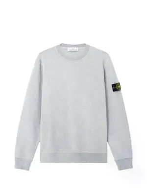 Stone Island Logo Patch Sweatshirt - Grey