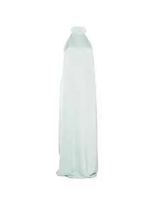 THE ARCHIVIA Riviera Halterneck Backless Maxi Dress - Blue