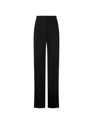 Max Mara Vanesio Straight-leg Tailored Trousers - Black
