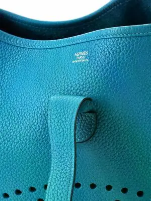 Hermès Evelyne Bag Gen Iii Clemence Gm Crossbody Bag - Blue