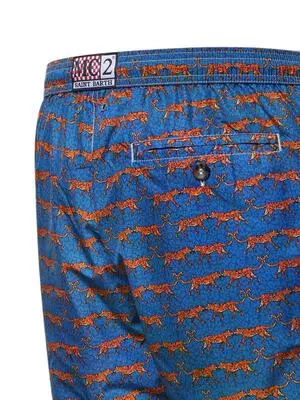 MC2 SAINT BARTH Lighting Cat-print Swim Shorts