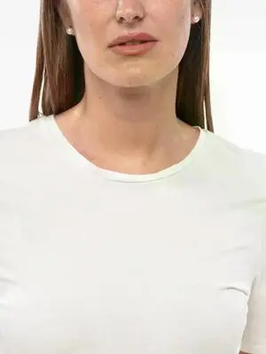 Stella McCartney Organic Cotton T-shirt With Branded Elastic Waistband