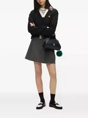 Karl Lagerfeld Ikon V-neck Sweatshirt - Black