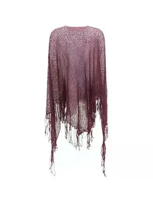 MIRROR IN THE SKY Nimbus Fringed Triangular Scarf