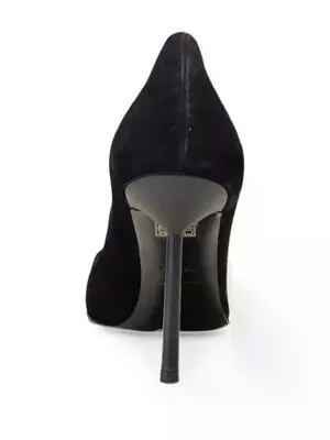 LE SILLA Petalo Pointed-toe Suede Pumps