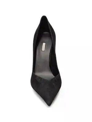 LE SILLA Petalo Pointed-toe Suede Pumps
