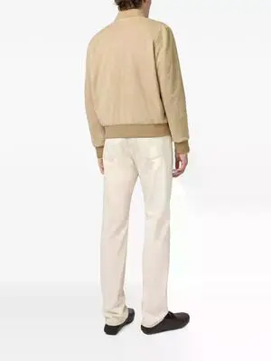 TOD'S Brera Suede Bomber Jacket