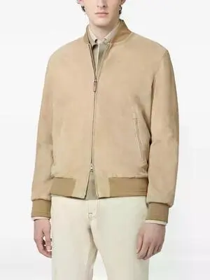 TOD'S Brera Suede Bomber Jacket