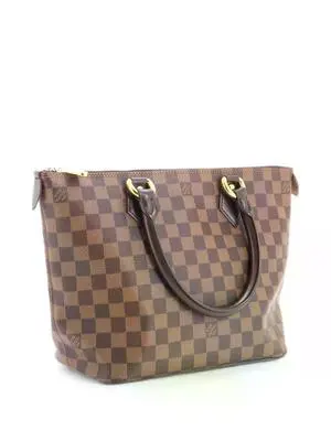 LOUIS VUITTON Saleya Handbag Damier Pm Tote Bag - Brown