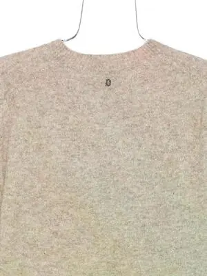 DONDUP Logo Plaque Crew-neck Sweater