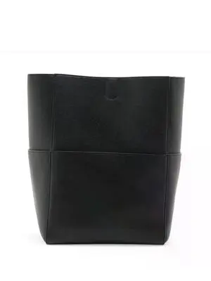 Celine 2000-2026 Medium Leather Seau Sangle Bucket Bag