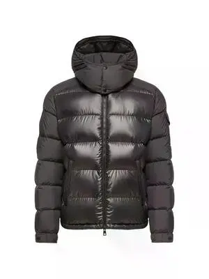 Moncler Hooded Quilted Jacket - Black
