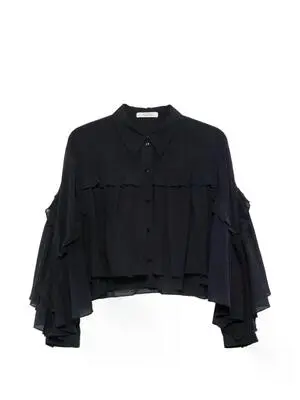 Dorothee Schumacher Ruffled Silk Blouse