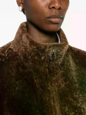 MANZONI 24 Shearling Zip-up Jacket