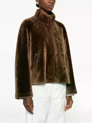 MANZONI 24 Shearling Zip-up Jacket