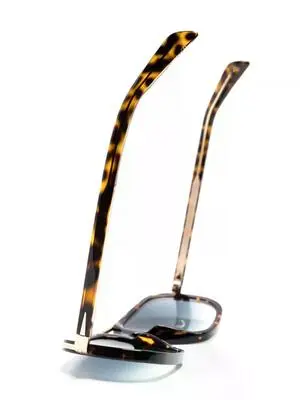 DB EYEWEAR BY DAVID BECKHAM Tortoiseshell Pilot-frame Sunglasses