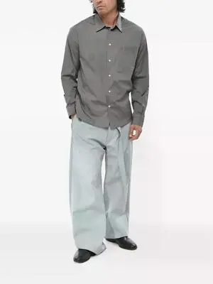Off-White Embroidered-logo Poplin Shirt