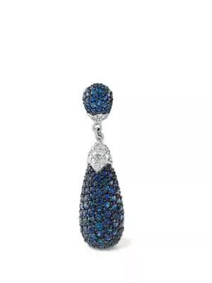LB EXCLUSIVE Sapphire And Diamond Drop Earrings