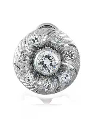 LB EXCLUSIVE Swirl Design Diamond Earrings
